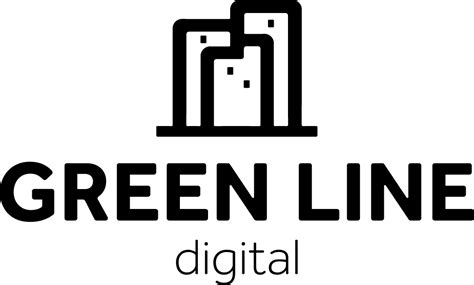 Green Logo White Lines