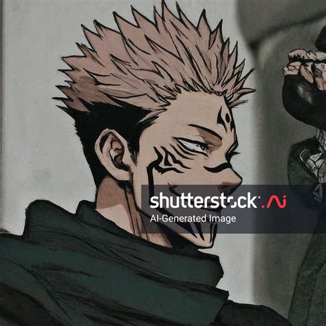 Sukuna Jjk Simple Imagen Generada Por Ia 2418518825 Shutterstock