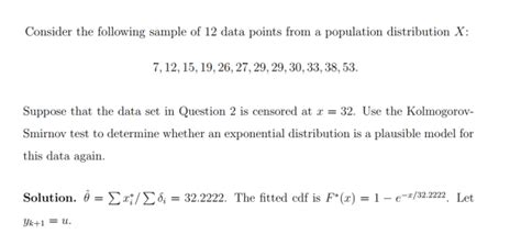 solved consider the following sample of 12 ﻿data points from