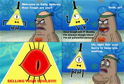 Bill Cipher Visit Salty Spitoon By Disneydude94 On Deviantart