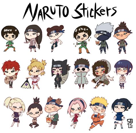 Gợi ý Thiết Kế Cute Naruto Stickers Cho Cuộc Sống Vui Vẻ Hơn