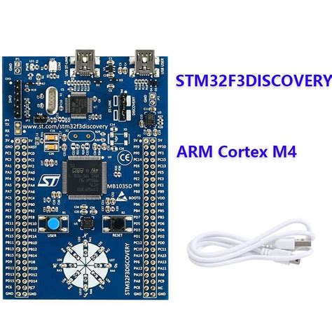 Плата разработки stm32f3discovery mcu stm32f303vct6 купить с доставкой по выгодным ценам в