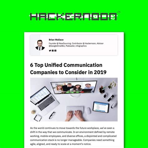 Hacker Noon 6 Top Unified Communication Companies To Consider In 2019 Deltapath