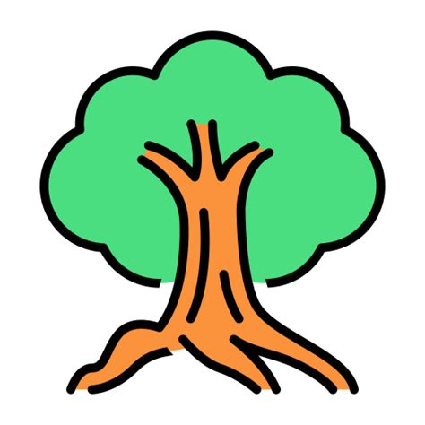 Tree Generic Outline Color Icon
