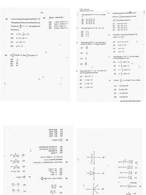 Csec Add Maths P1 2018 Pdf Free Booklet Pdf