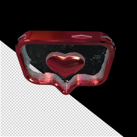 Premium Vector Notifications With A Heart Inside