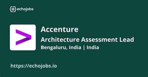 hiring architecture assessment lead bengaluru india india [python