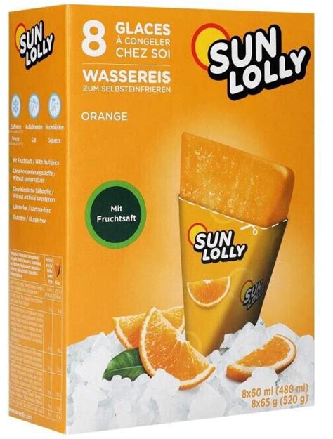 Sun Lolly Wassereis Orange 8er Ab 259 € Preisvergleich Bei Idealode