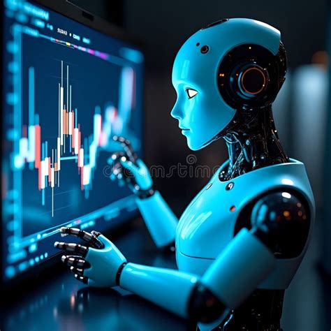 Ai Robot Analyzing Stock Market Data Editorial Image Image Of Aipowered Vehicle 362852880