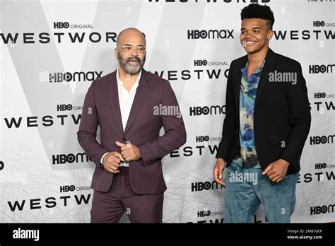 Jeffrey Wright Left And Son Elijah Wright Attend The Premiere Of Hbo