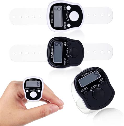 Teng Hong Hui Tally Counter Clicker Counter Ring Mini Digital Finger