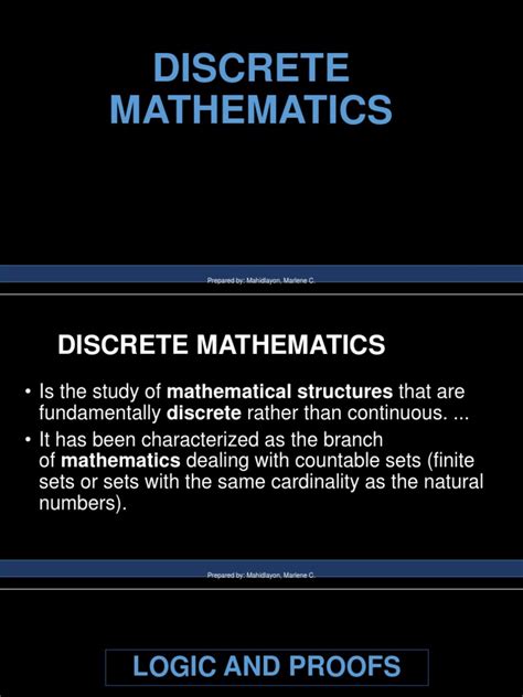 Discrete Mathematics Pdf Logical Consequence Metalogic