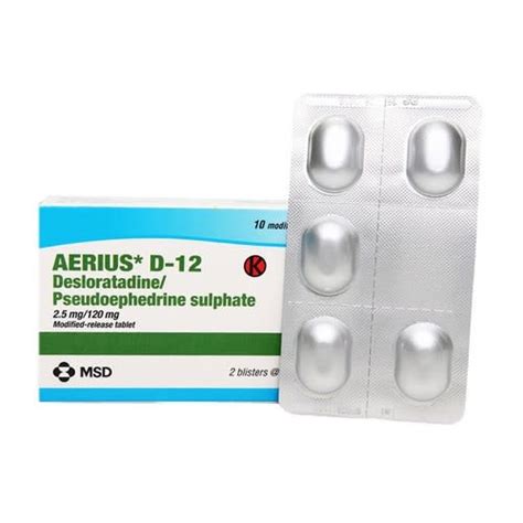 Aerius D 12 5 Tablet Alodokter Shop