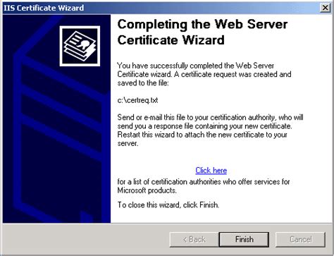 Microsoft Iis 6 Generate Ssl Certificate Request Csr Kinamo
