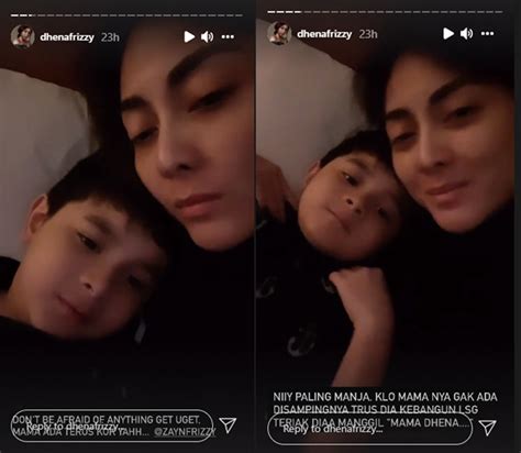 Dhena Devanka Bagikan Video Putra Bungsu Ketakutan Momen Bareng
