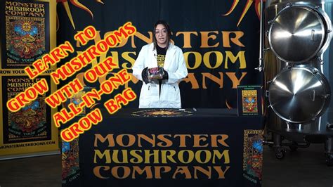 How To Grow Mushrooms With Monster Mushrooms All In One Grow Bag Youtube