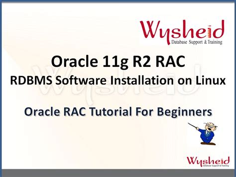 rac tutorial oracle 11g rac installation on linux 11g r2 rac rdbms installation youtube