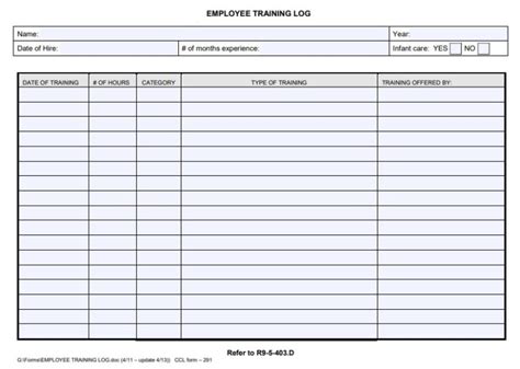 10 Training Log Template Free Log Templates 10 Training Log Template Free Log Templates