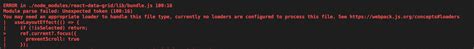 ERROR In Node Modules React Data Grid Lib Bundle Js 100 16 Issue 2928 Adazzle React Data