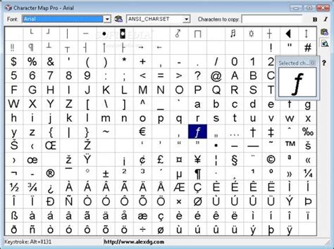 Character Map Pro Download Softpedia