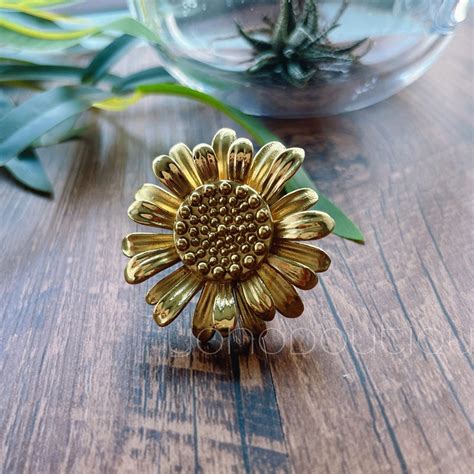Sunflower Knobs Etsy