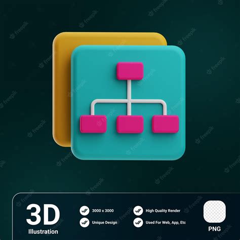 Premium Psd 3d Illustration Structure Web Development