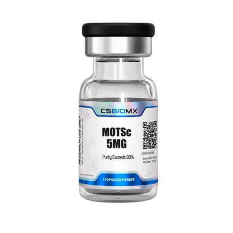 Mots C 5 Mg Vial Dosage Protocol Péptidos En Español Productos De
