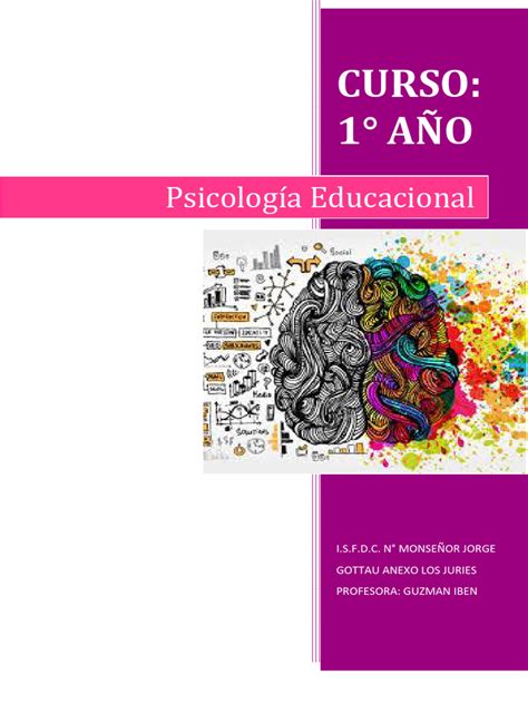 Mi Dissier De Psicologia Favy Guzman Pdf Sicología Aprendizaje