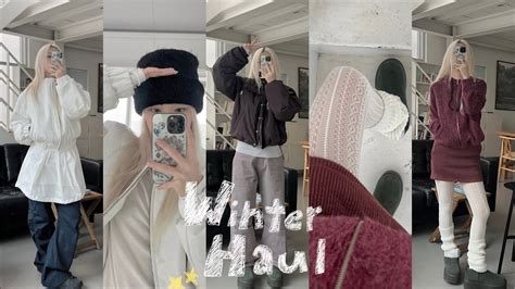 겨울 색감을 룩으로 담아보면 🍠🤍 겨울 색조합 And 레이어링 꿀템 추천 패션하울 With 구독자 이벤트🎄 Youtube