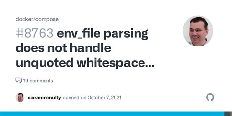 Env File Parsing Does Not Handle Unquoted Whitespace Cleanly Issue Docker Compose GitHub