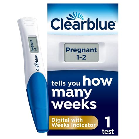 Clearblue Pregnancy Test With Weeks Indicator Tells You How Many Weeks Mcgrocer