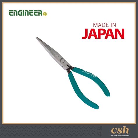 Engineer Pl 05 Long Flat Nose Pliers Made In Japan Shopee Malaysia
