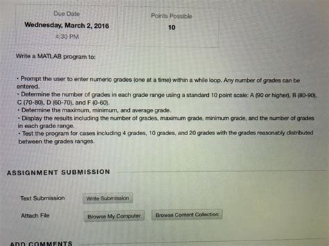 Solved Write A Matlab Program To Prompt The User To Enter