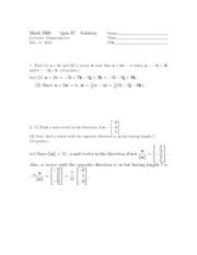 Quiz Solution Math Quiz IV Solution Lecturer Gangyong Lee Feb Name Time ID