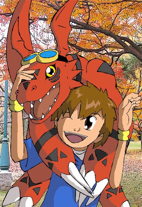 Takato Y Guilmon Digimon By Yautja Paya Yeyinde On Deviantart