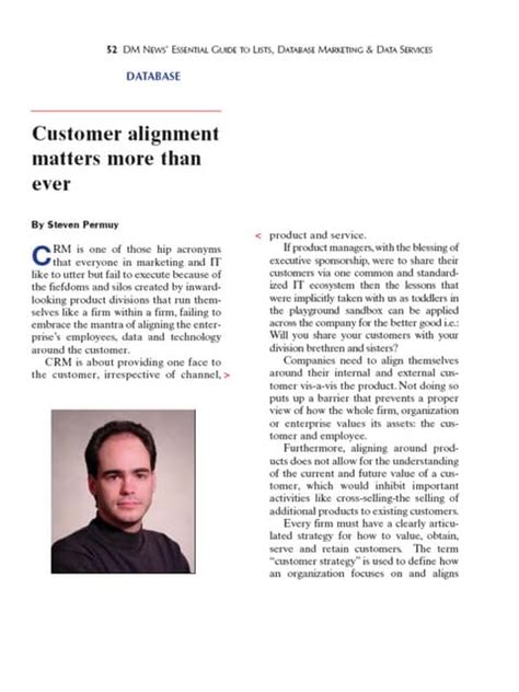 Customer Alignment Matters More Than Ever Pdf Customer Alignment Matters More Than Ever Pdf