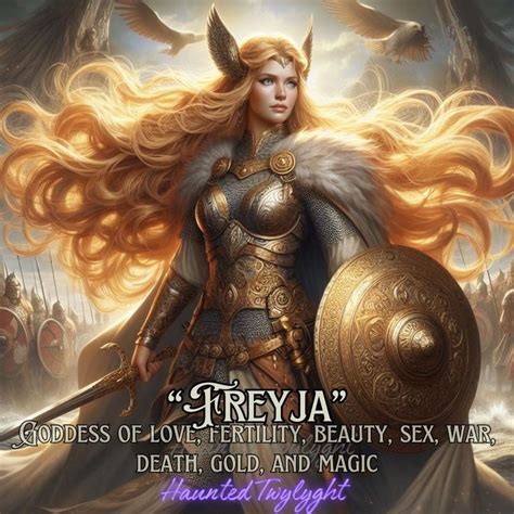 Haunted Twylyght On Instagram Freya Also Known As Freyja Frea Or Frejya Is A Captivating