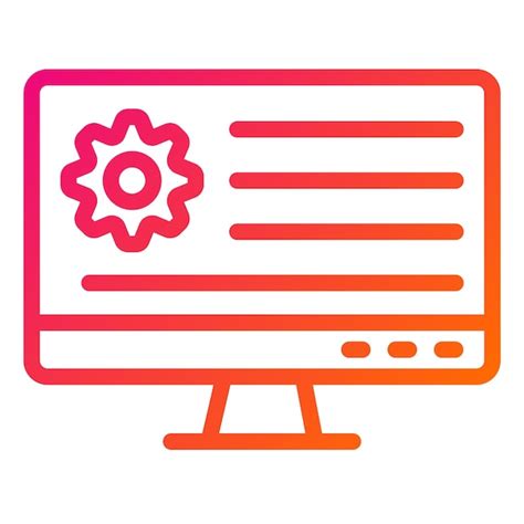 Premium Vector Application Setting Vector Icon Design Illustration