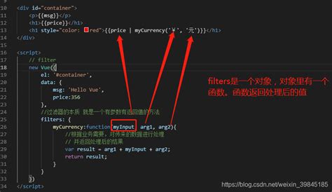 Vue中filters的用法filters 里的方法 Csdn博客