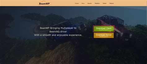 How To Install BeamMP On Your BeamNG Drive Client Knowledgebase Shockbyte