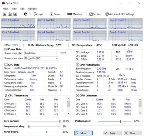 Quick Cpu โปรแกรมตรวจสอบประสิทธิภาพของโปรเซสเซอร์