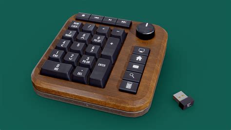 Old Numeric Keypad Download Free 3d Model By Tiago Lopes Drobluda