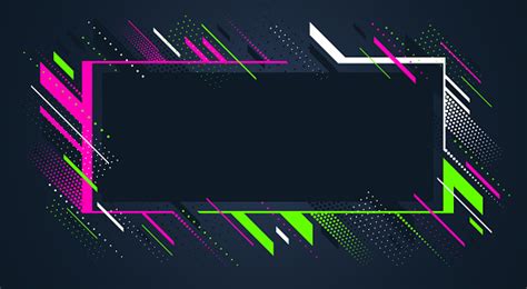 어두운 벡터 추상 배경 아트 스타일 밝은 빛나는 색상 기하학적 디자인을 통해 다른 요소와 예술적 다채로운 프레임 가리기에 대한 스톡 벡터 아트 및 기타 이미지 Istock