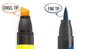 Chisel Tip Vs Fine Tip More Than Just The Main Differences