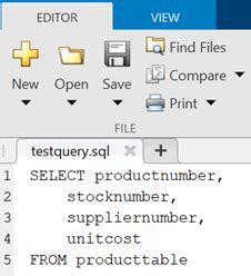 Generate SQL Query And MATLAB Script MATLAB Simulink
