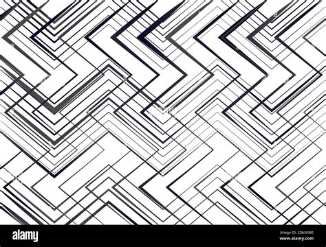 Geometric Structure Network Chaotic Jumble Of Straight Angular Intersecting Lines Abstract