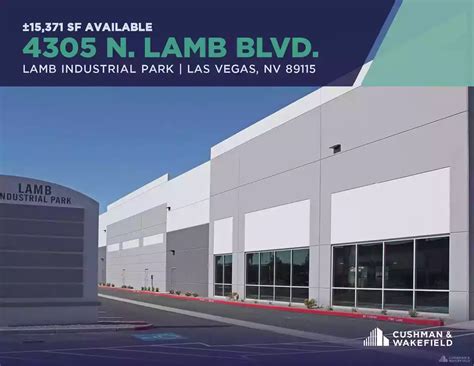 Lamb Industrial Center Warehouse Distribution For Lease 15371 Sf Las