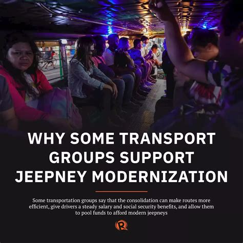 Explainer Why Some Transport Groups Support Jeepney Modernization