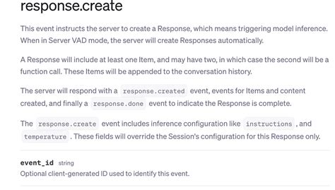 Realtime Api Client Generated Eventid Not Being Persisted Api