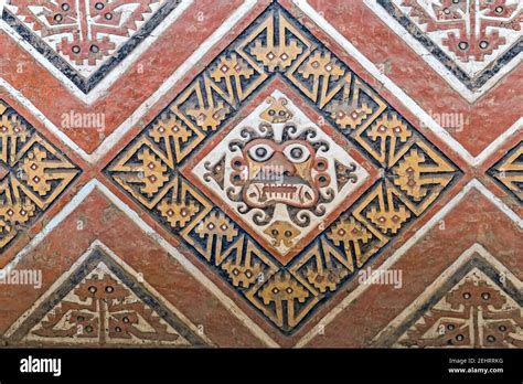 Mochica Moche People God Ai Apaec Or Degollador Executioner Temple Of The Moon Huaca